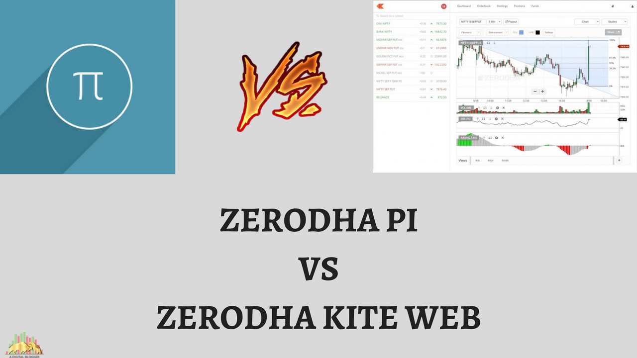 Zerodha Pi Vs Zerodha Kite Web Trading Platforms Comparison