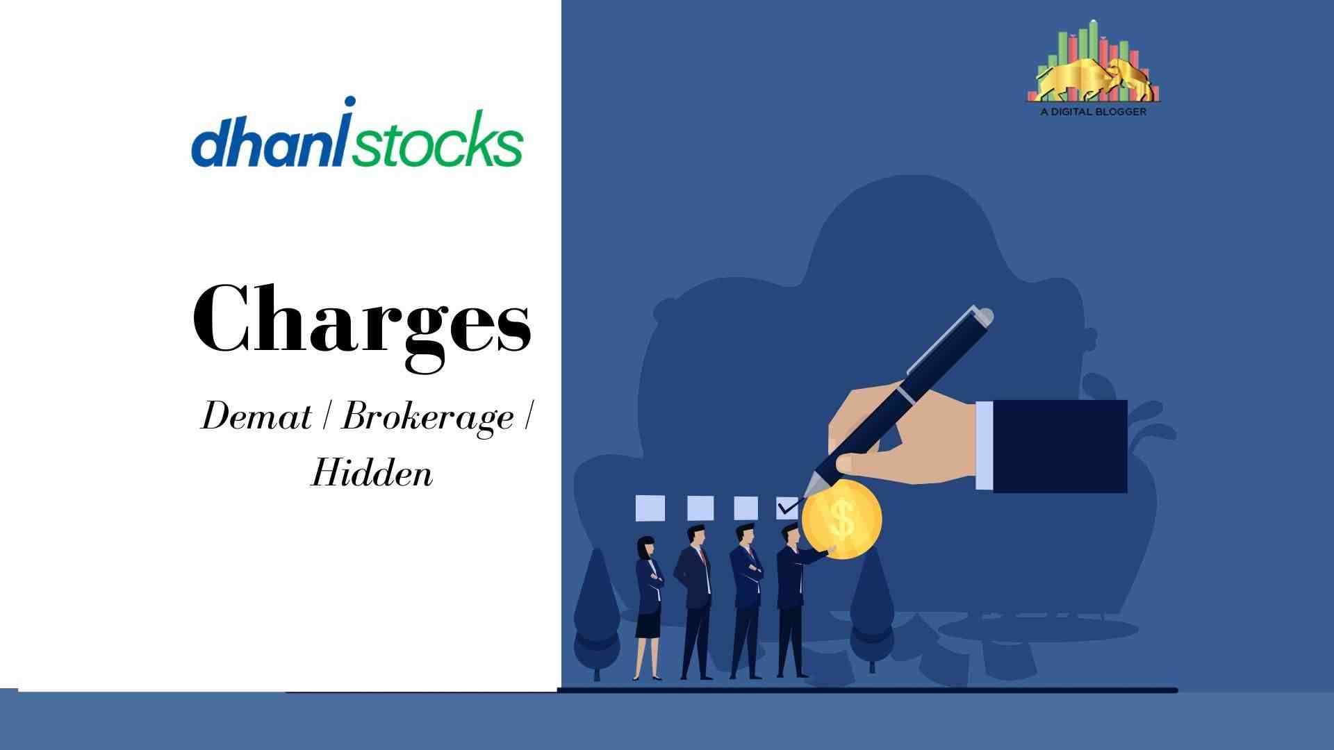 Dhani Stocks Charges | Brokerage, Demat, AMC, DP