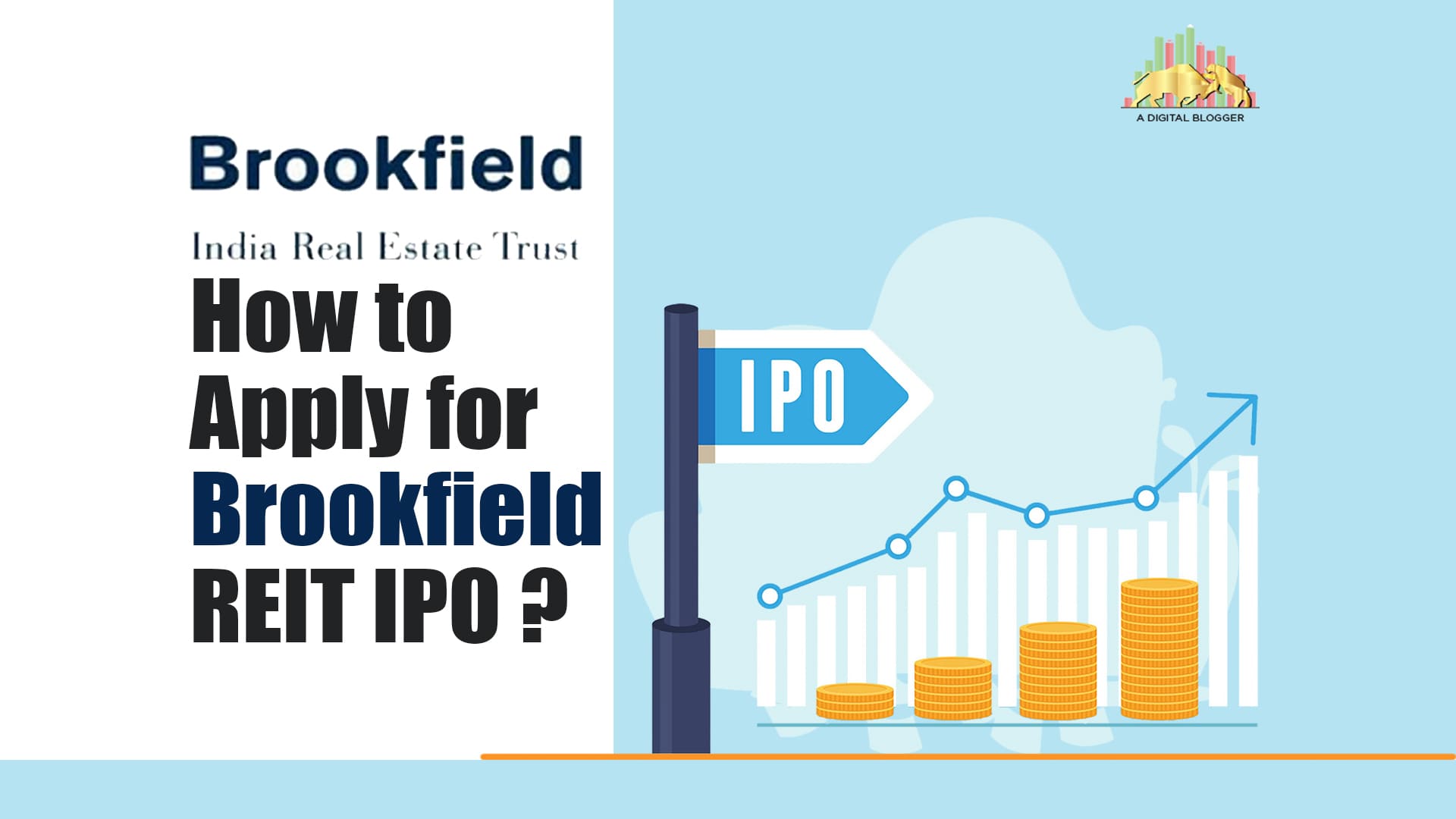 How to Apply For Brookfield REIT IPO | Online, Offline, ASBA, UPI