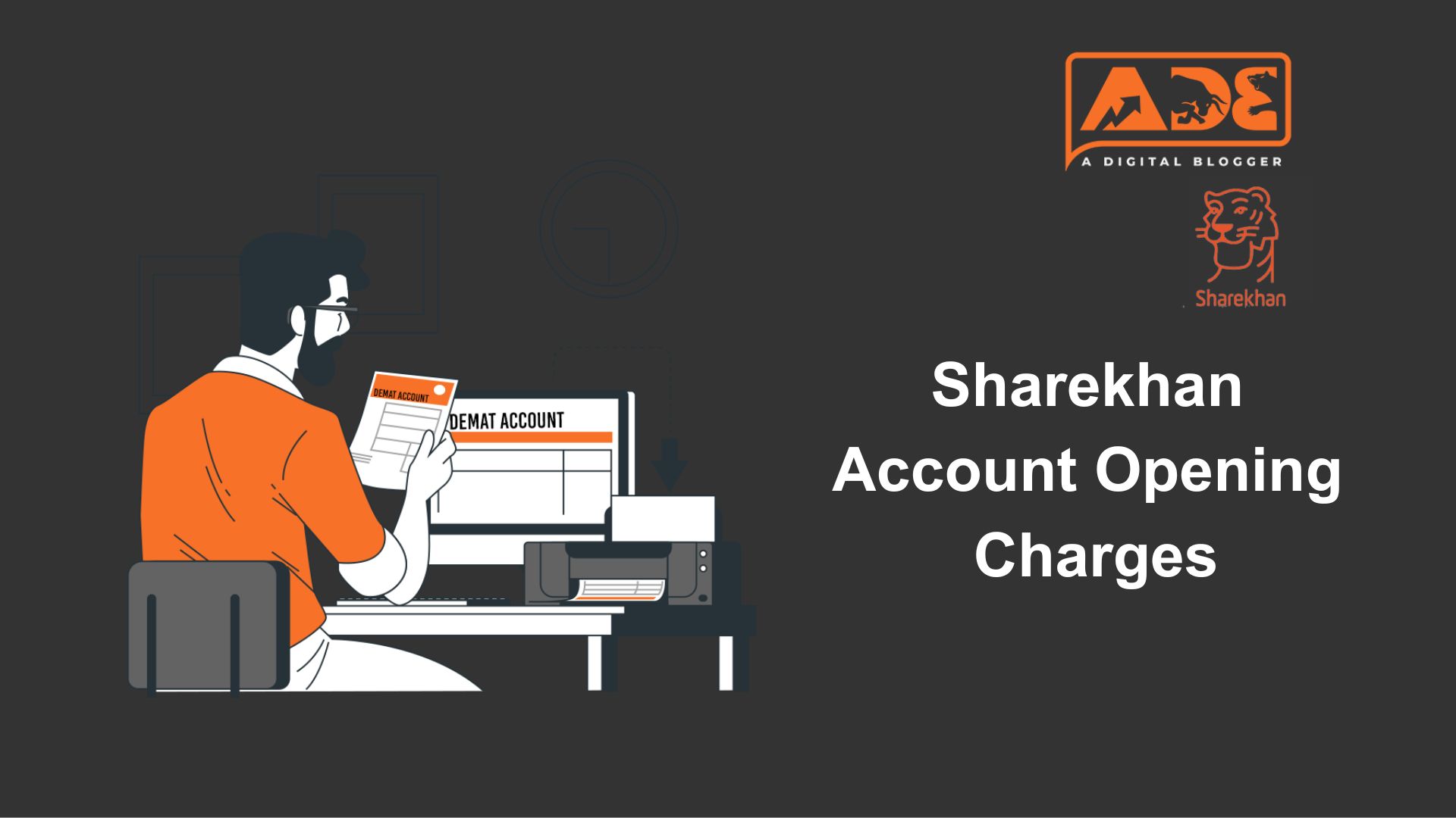 Sharekhan Account Opening Charges | Demat Activation Fees