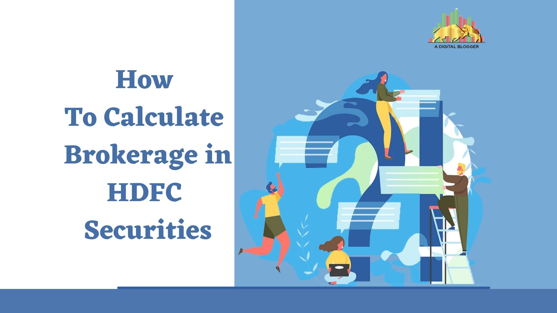 How to Calculate Brokerage in HDFC Securities | Evaluate Net Charges